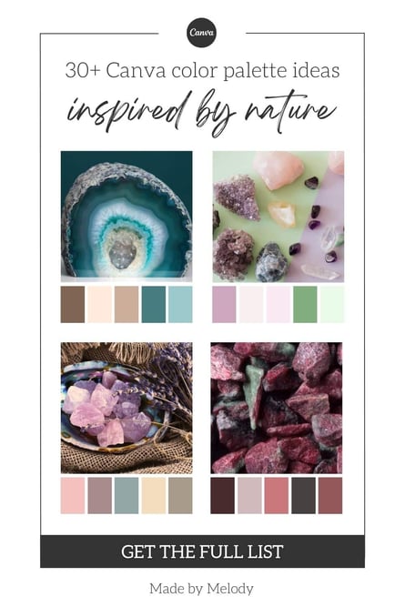 30+ Canva Color Palette Ideas Inspired by Nature
